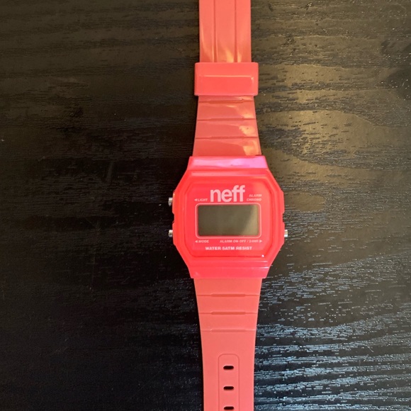 Neff | Accessories | Hot Pink Retro Watch | Poshmark